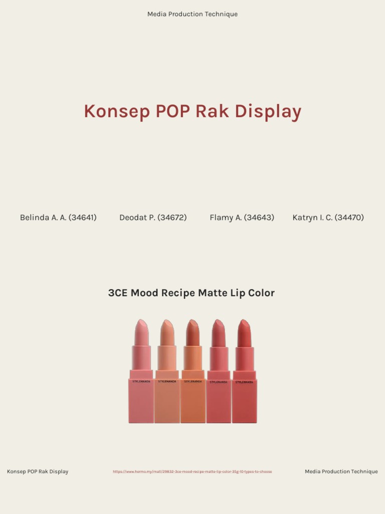 Konsep POP Rak Display | PDF