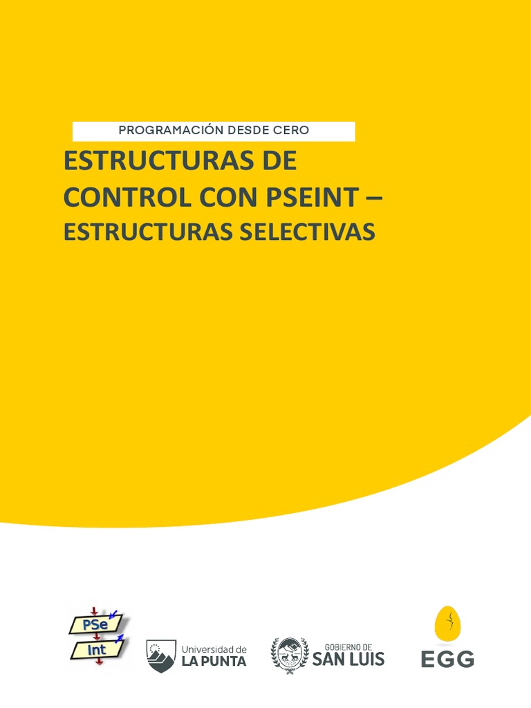 Estructuras Selectivas en PSeInt | PDF | Algoritmos | Desarrollo de software