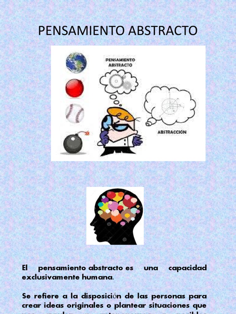 Pensamiento Abstracto | PDF