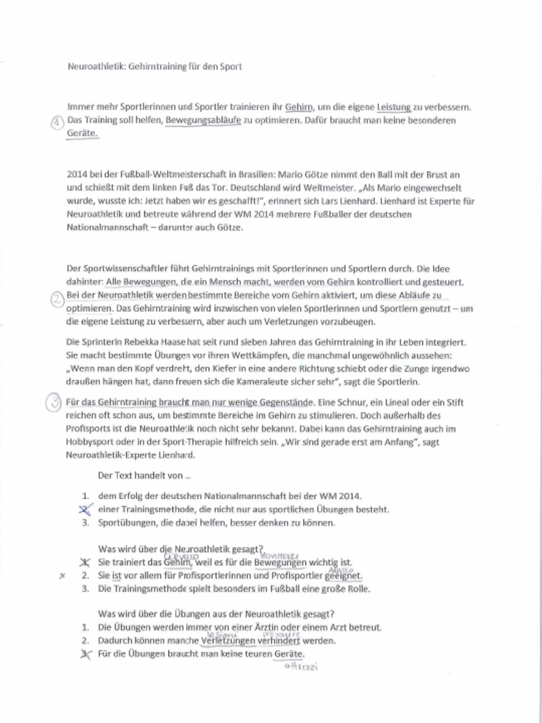 Leseverstehen B2 | PDF