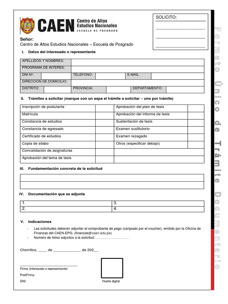 Formato-De-Solicitud-Actualizado 2022 | PDF