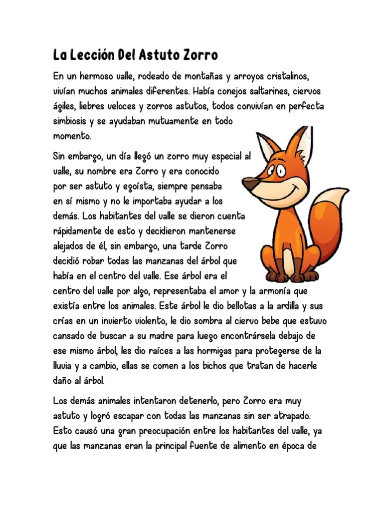 La astucia redentora del zorro | PDF | Poesía | Libros para adolescentes
