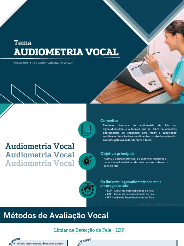 Audiometria Vocal | PDF | Especialidades médicas | Audiologia