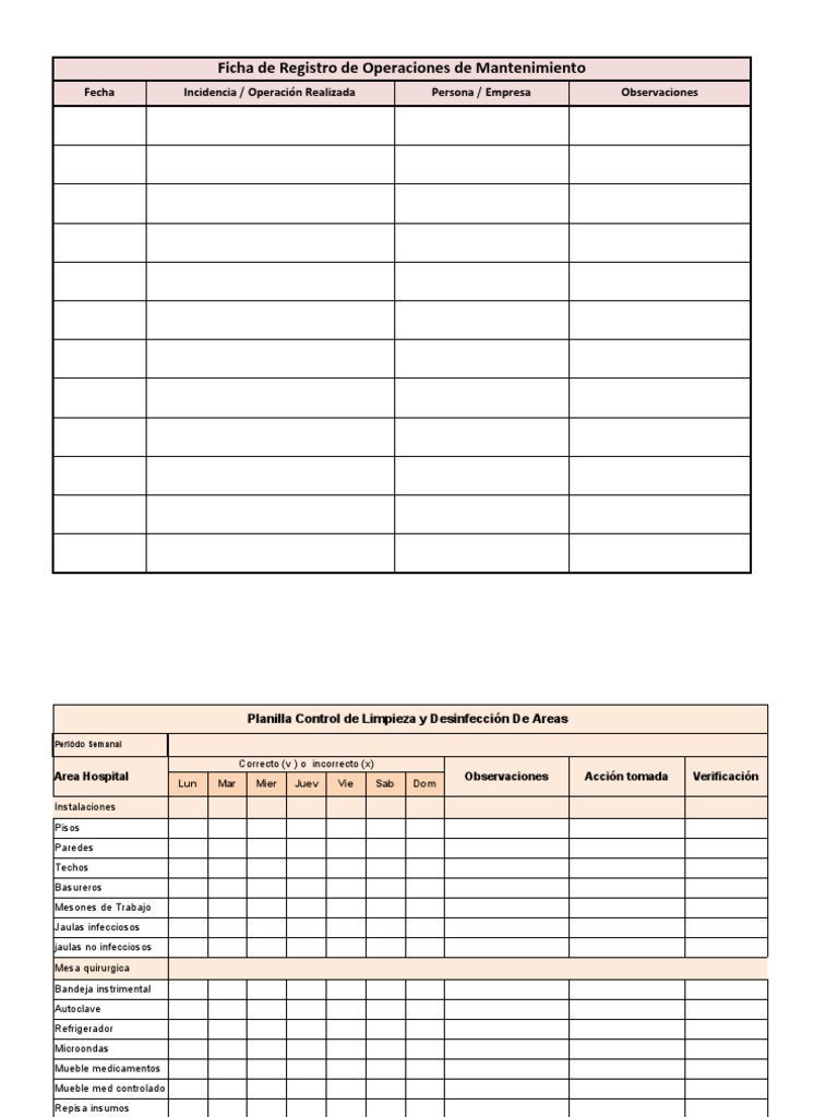 Fichas de Aseo | PDF