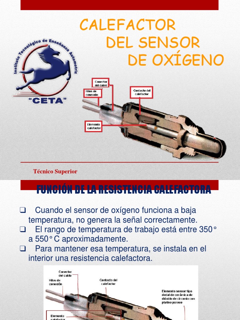 2.1 Resistencia Calefactora Del Sensor de Oxigeno | PDF