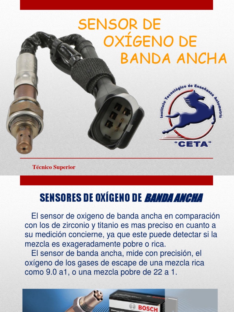 5.1 Sensor de Oxigeno de Banda Ancha | PDF | Electricidad | Física ...