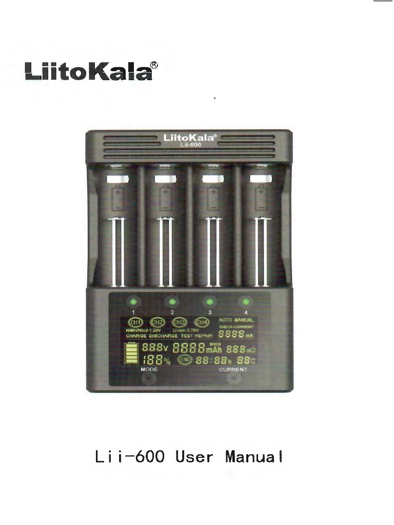 LiitoKala LI 600 User Manual | PDF