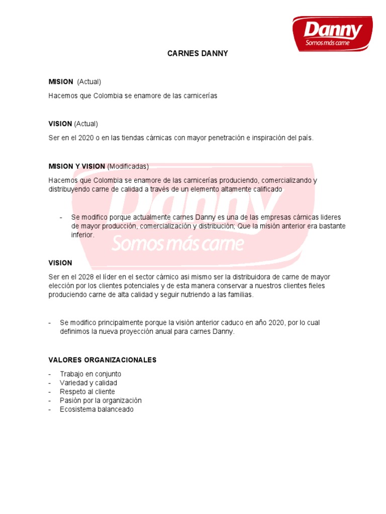 Carnes Danny | PDF | Carne | Colombia