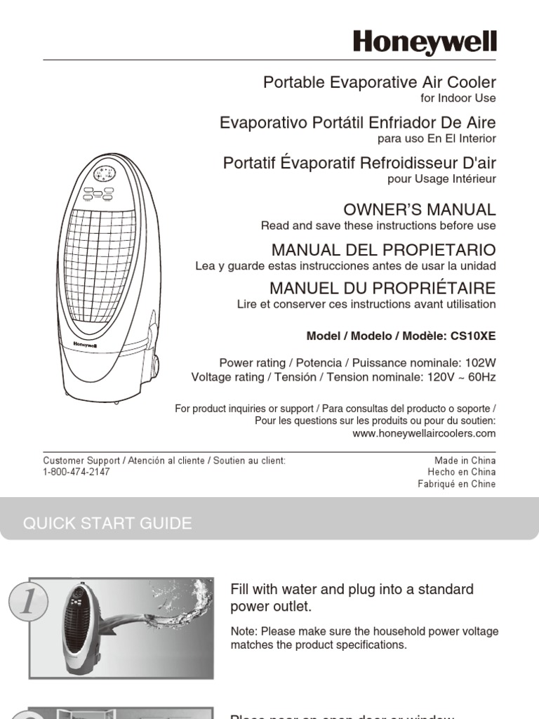 Honeywell CS10XE UserManual v1593179424559 | PDF | Air Conditioning ...