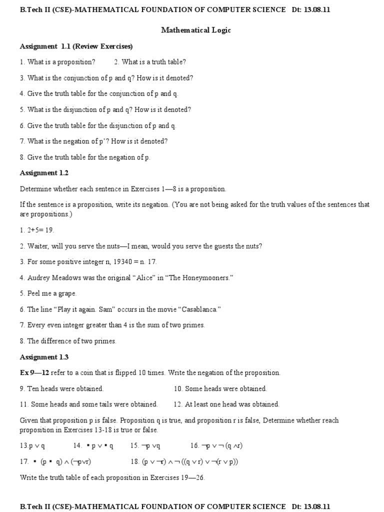 Mathematical Logic | PDF | Metalogic | Semantics