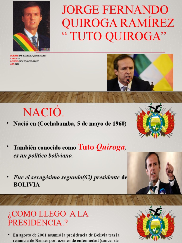 Jorge Quiroga | PDF