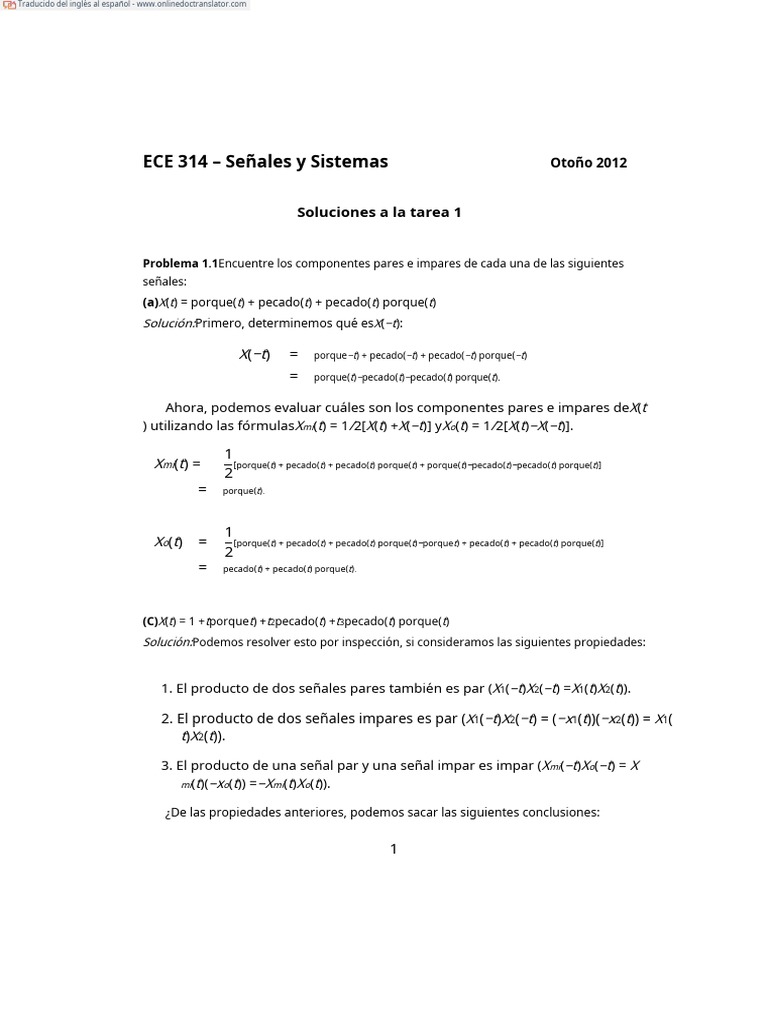 Hw1-Sol en Es | PDF | Frecuencia | Matemáticas