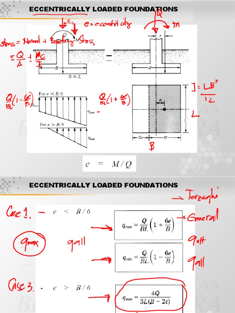 Lecture 5 - 2 Two Way Eccentrically Loaded Foundation | PDF