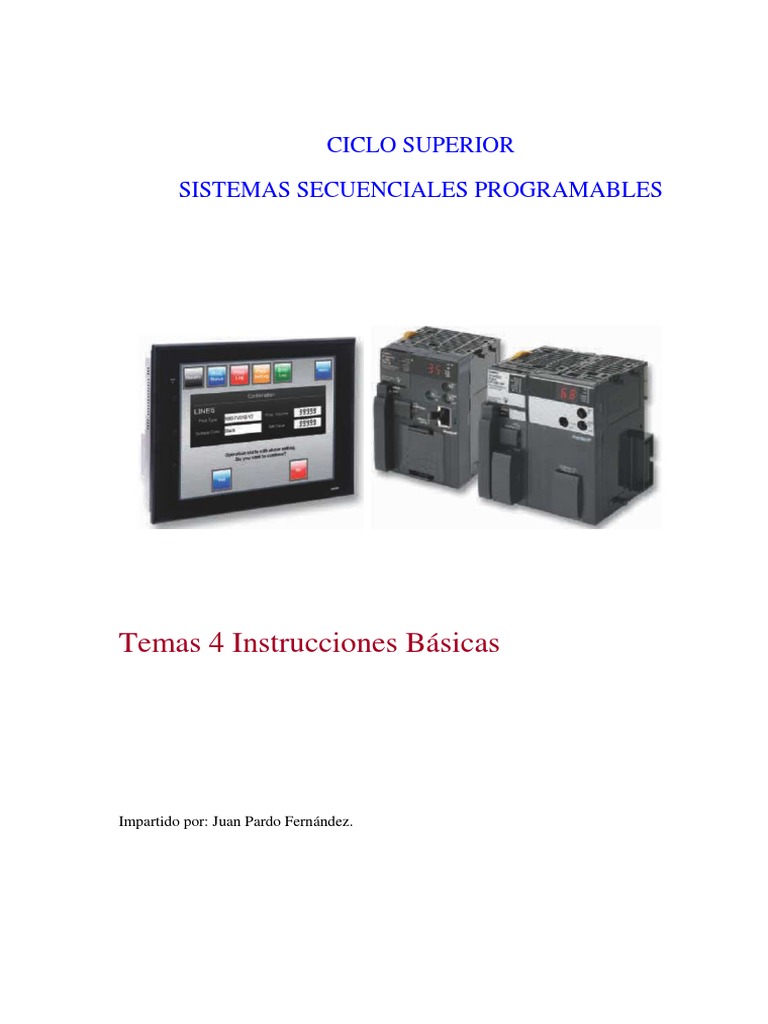 Tema 4 Instrucciones Básicas | PDF | Controlador lógico programable ...