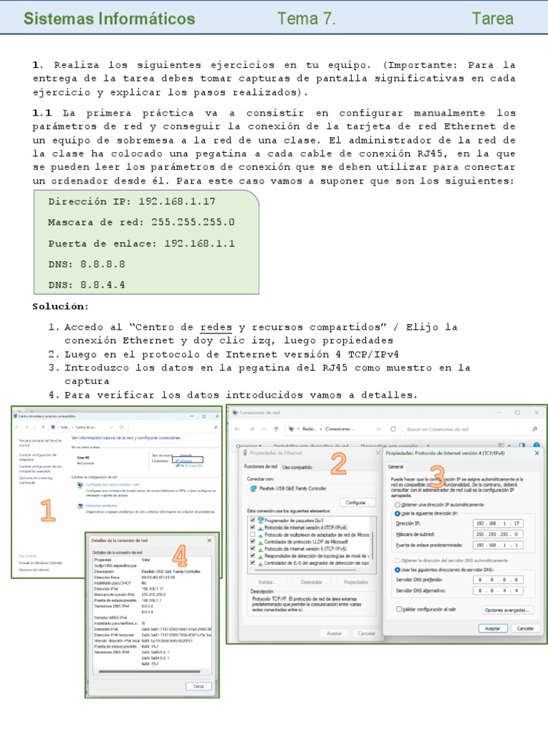 Sistemas Informáticos Tema 7 | PDF