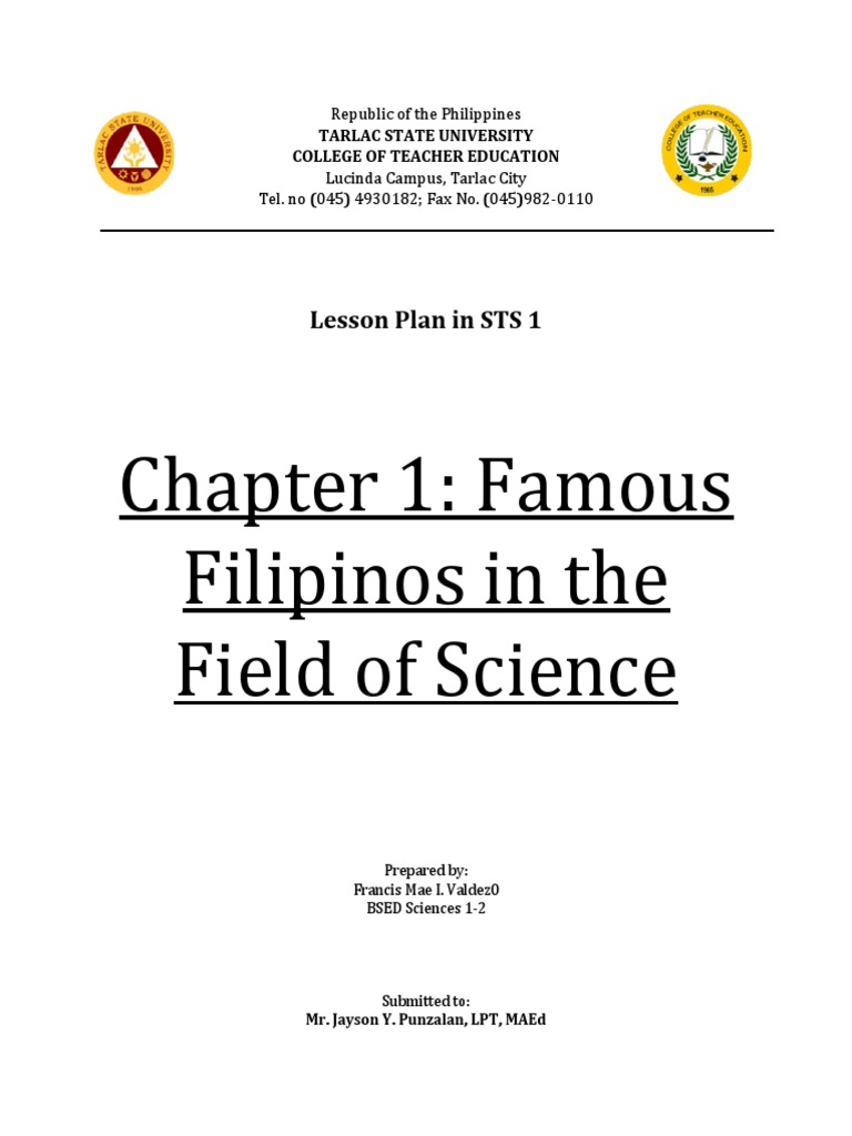 Famous Filipinos in The Field of Scienes | PDF | Science | Philippines