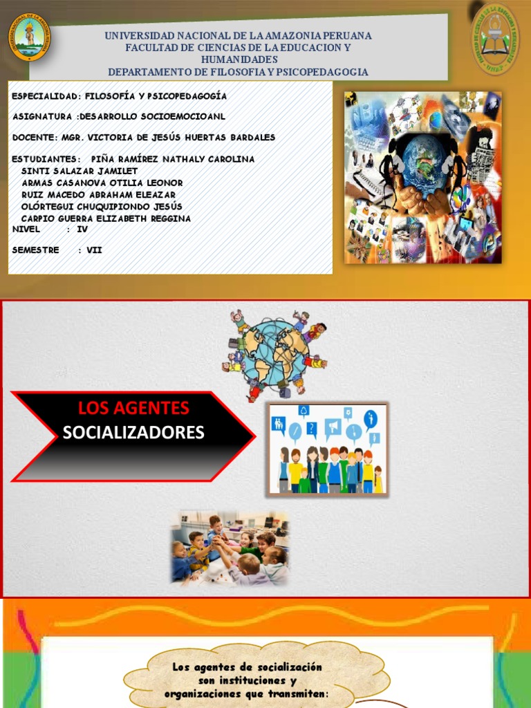 Agentes Socializadores | PDF | Socialización | Familia