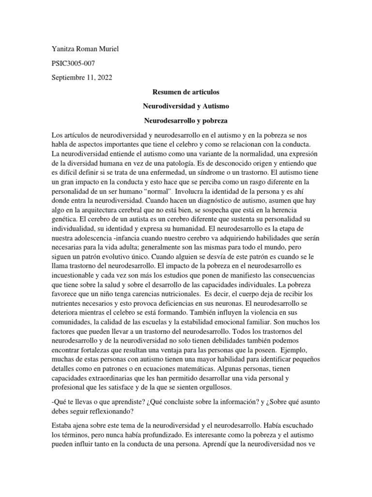 Artículos Sobre Neuropsicología y Neurociencia Yanitza | PDF Artículos Sobre Neuropsicología y Neurociencia Yanitza | PDF