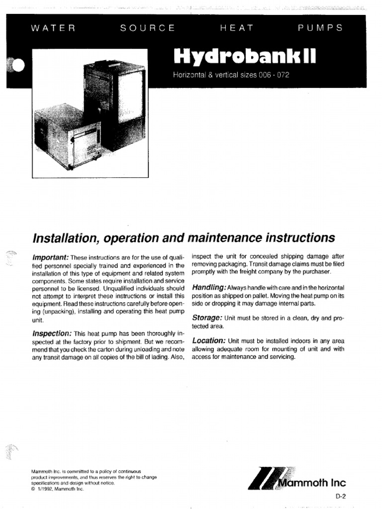 Mammouth WCHP 006 072 Lim | PDF