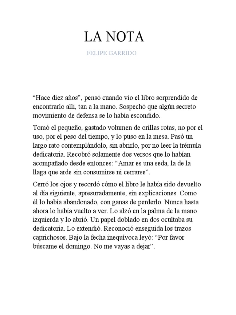 La Nota | PDF