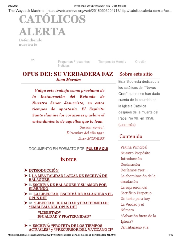 Opus Dei: Mentalidad Laical y Preces | PDF | Iglesia Católica | Sacerdote