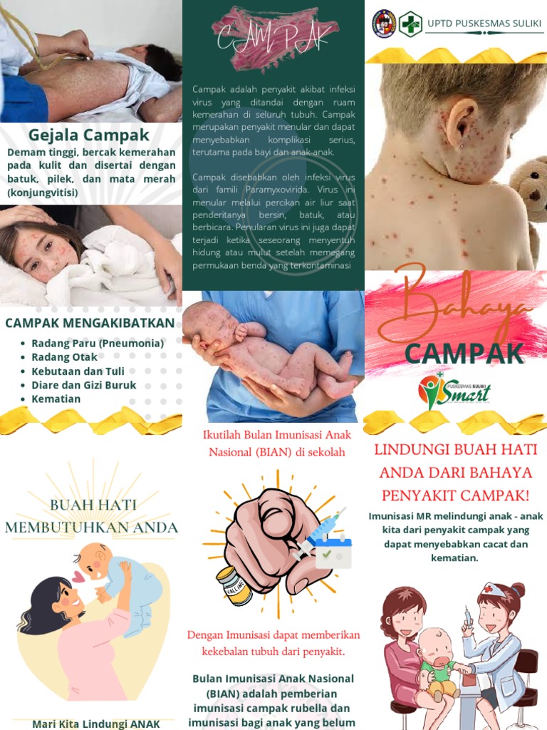 pamflet campak fix | PDF