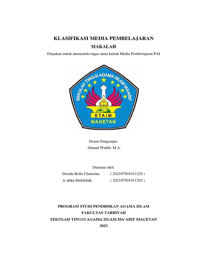 Makalah Media Pembelajaran Pai Kelompok 3 | PDF