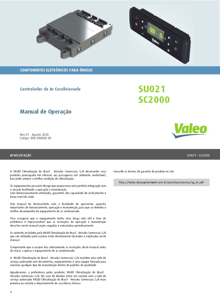Manual do Controlador de Ar Condicionado | PDF | Ar condicionado ...
