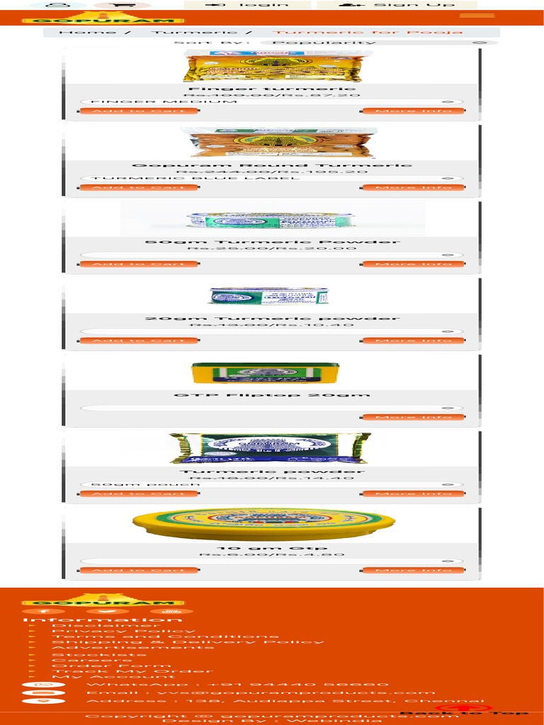 Turmeric For Pooja Turmeric Powder Turmeric Powder Manufacturers | PDF