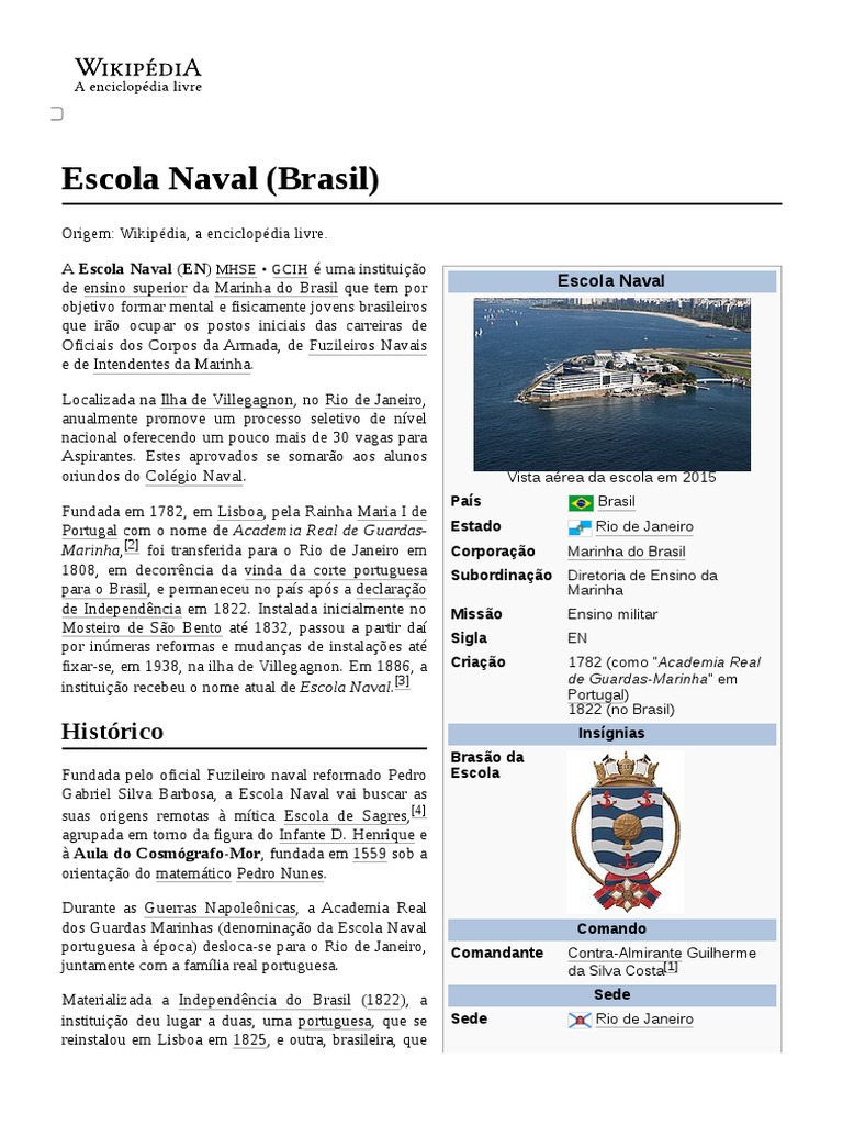 Escola Naval (Brasil) | PDF | Militar