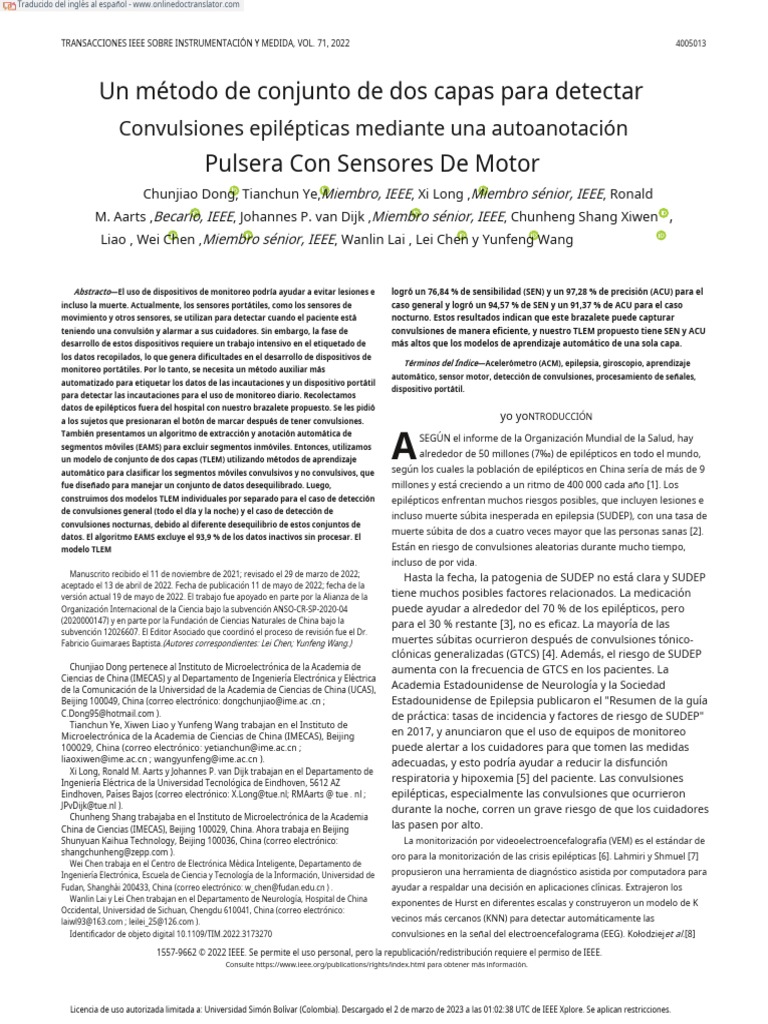 A Two Layer Ensemble Method For Detecting Epileptic Seizures Using A Self Annotation Bracelet
