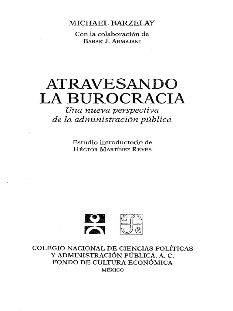 14-15 A-5 Atravesando La Burocracia - Michael Barzelay | PDF ...