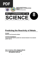 Reactivity Series Mnemonic Explained | PDF