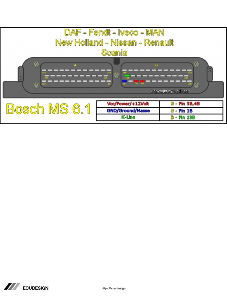 Bosch ms6.1 Main Connector | PDF
