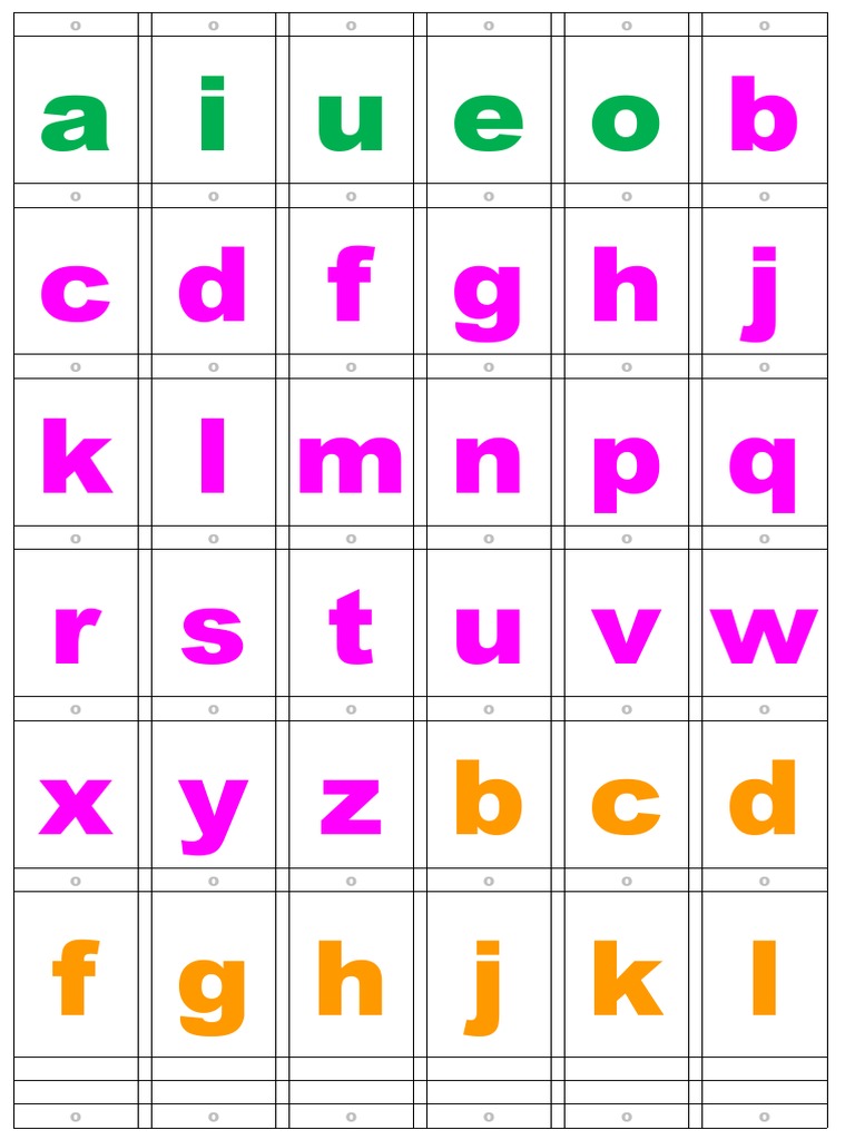Flashcard Abjad | PDF