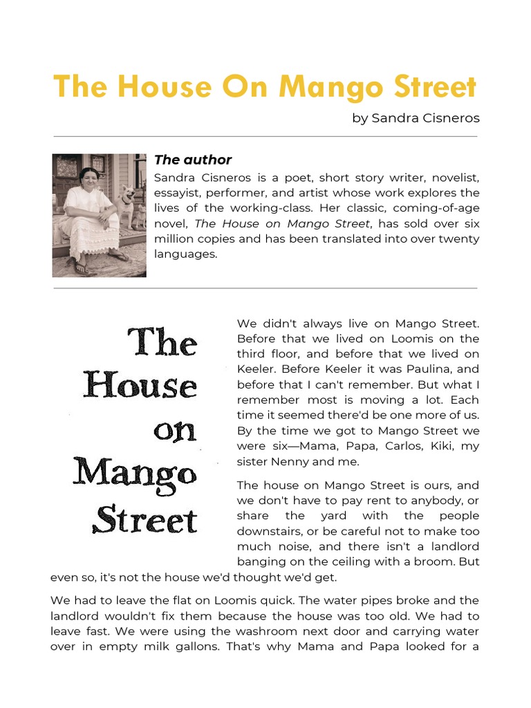 The House On Mango Street | PDF