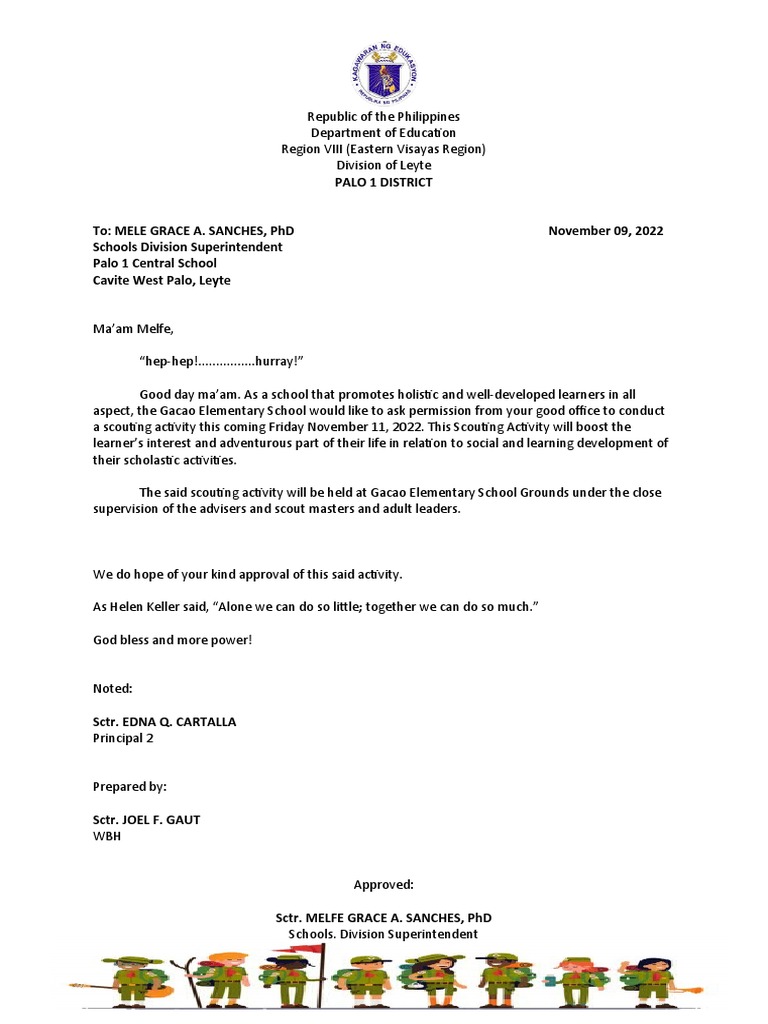 Scouting Letter | PDF | Outdoor Recreation Organizations | Youth ...