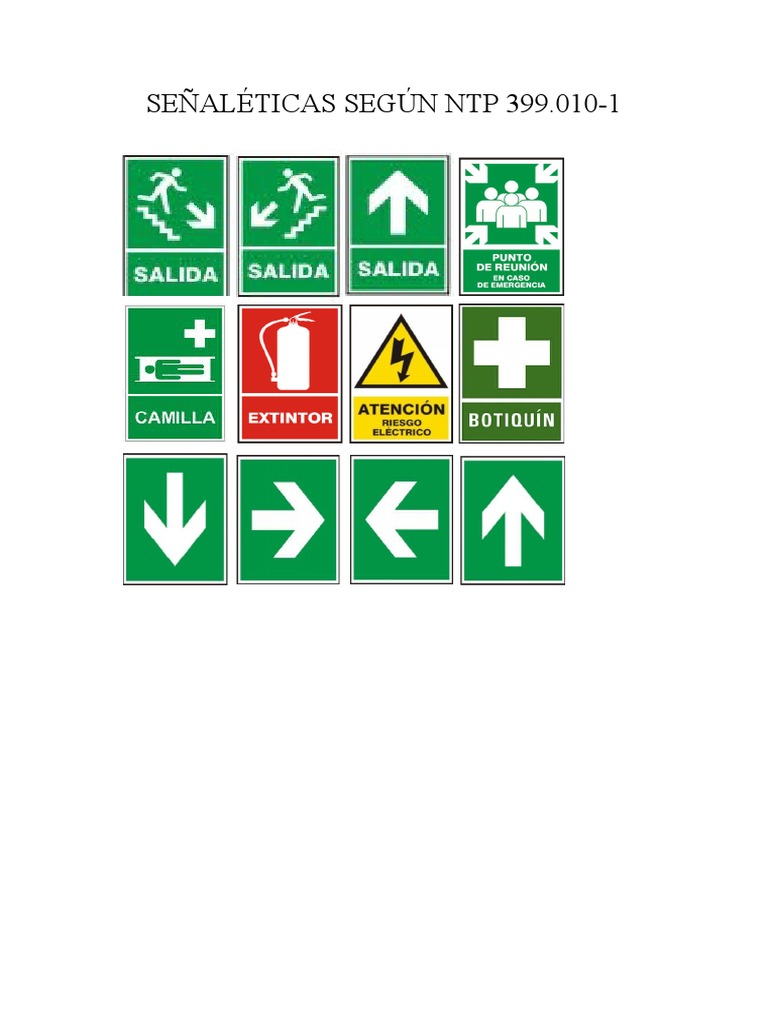 Señaletica NTP | PDF