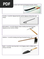 Farm Tools in Agricultural Crop Production | PDF | Manure | Agriculture