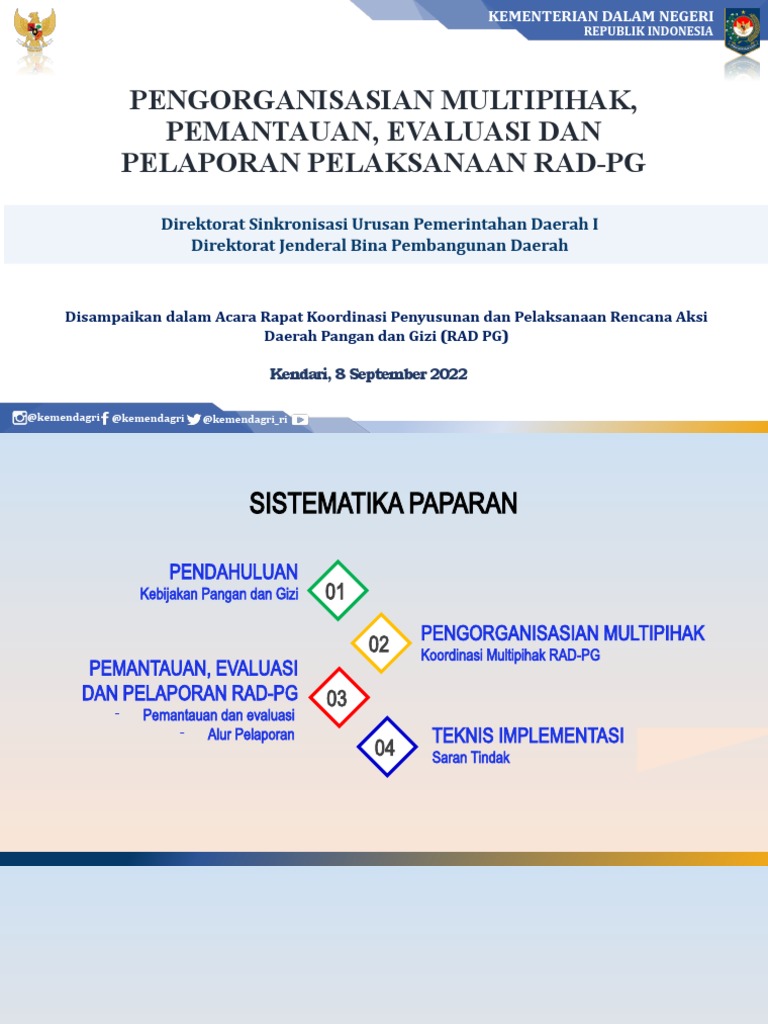 Final Bahan Fasilitasi RAD PG 2022 Sultra | PDF | Ilmu Sosial | Teknologi & Rekayasa