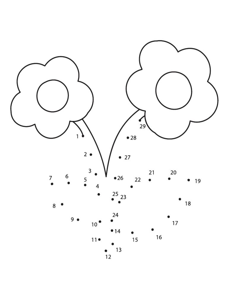 Dibujos para Unir Puntos y Colorear | PDF