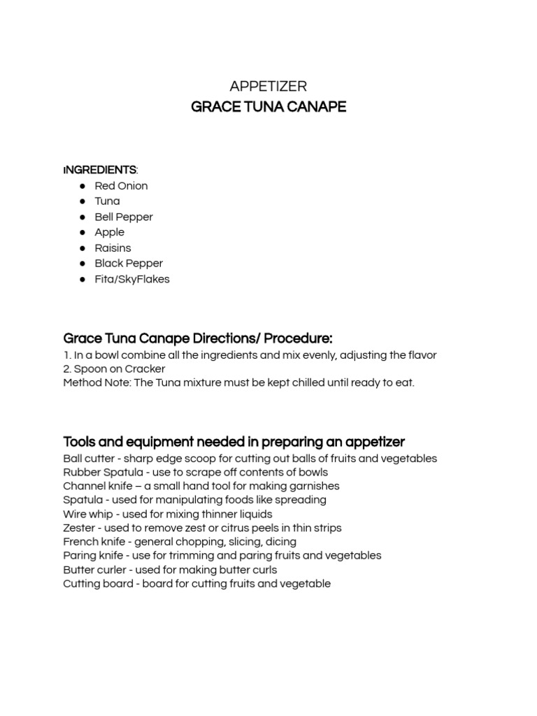 MENU | PDF | Teaspoon | Kitchen Utensil