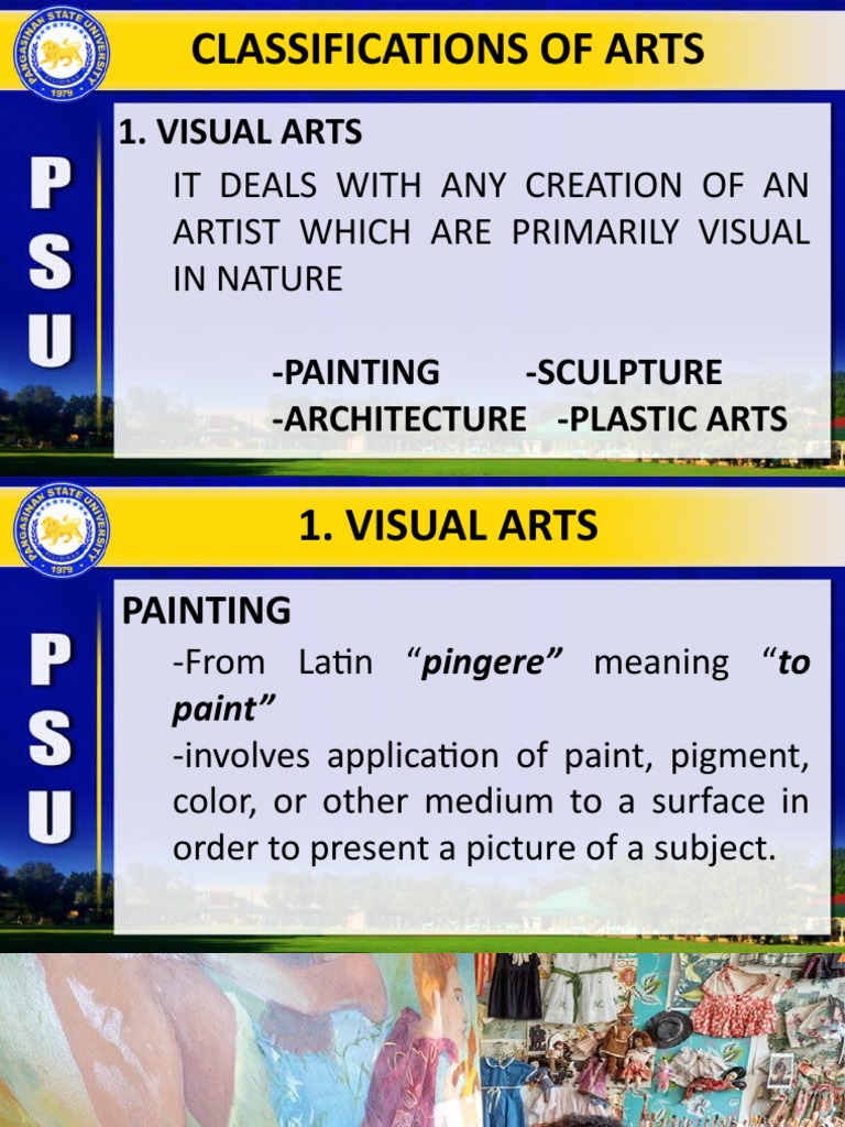 Classifications of Arts Explained | PDF | The Arts | Performing Arts