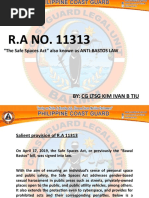 Powerpoint Presentation of Safe Spaces Act RA 11313 | PDF | Sexual ...