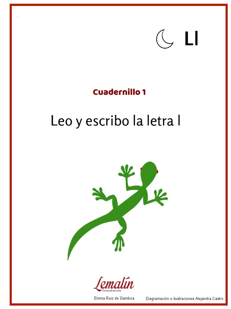 Cuadernillo 01, Letra L | PDF