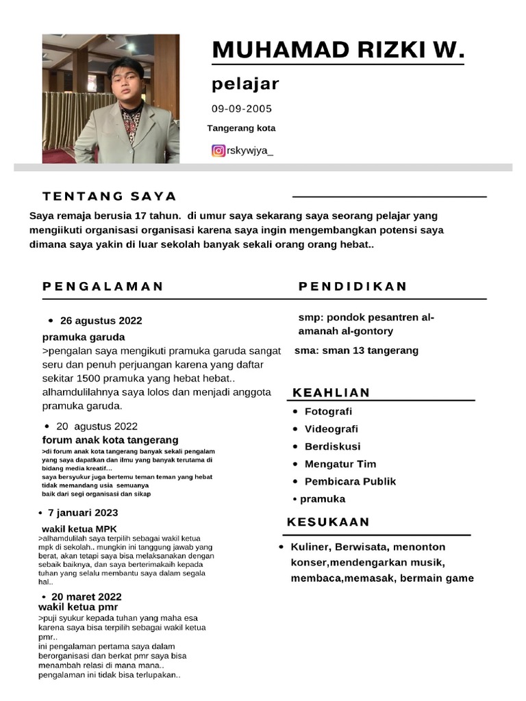 CV 001 | PDF