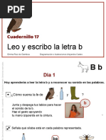 Aprende la letra B: Lectura y Escritura | PDF