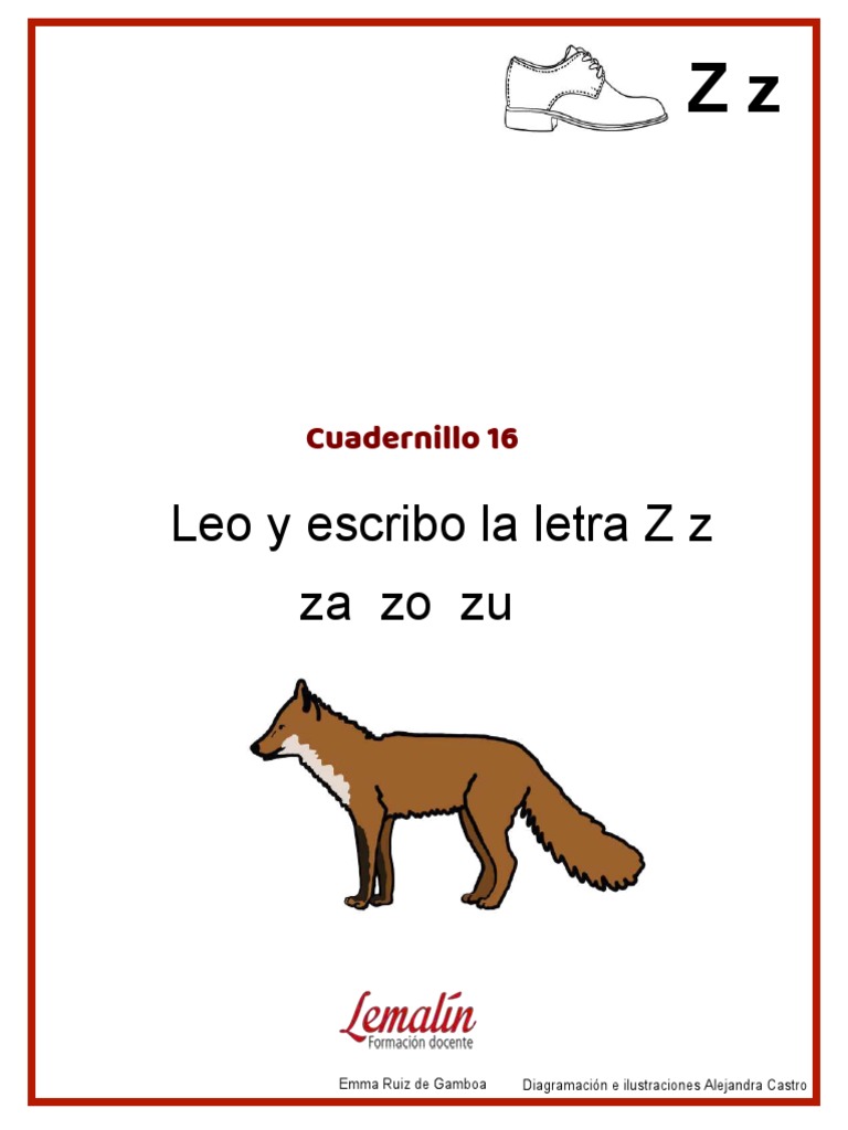 Actividades Didácticas con la Letra Z | PDF