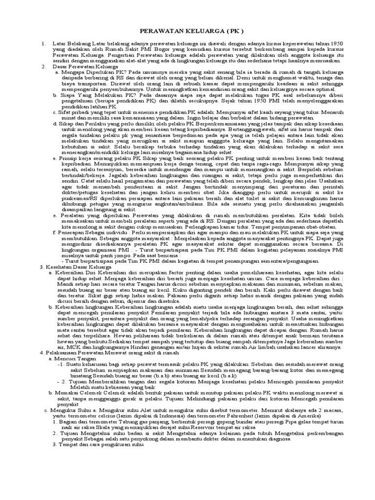 Materi Rivisi PP PMR | PDF