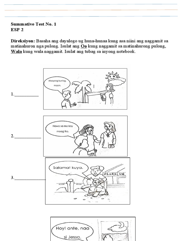 Summative Test No1 | PDF